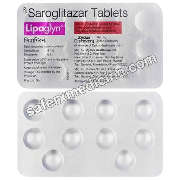 Saroglitazar 4 mg Tablet - SafeRx Medicine
